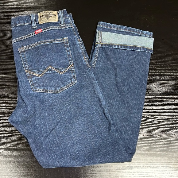 Wrangler | Jeans | Wrangler Slim Straight Dark Wash Jeans Pants 34x3 ...